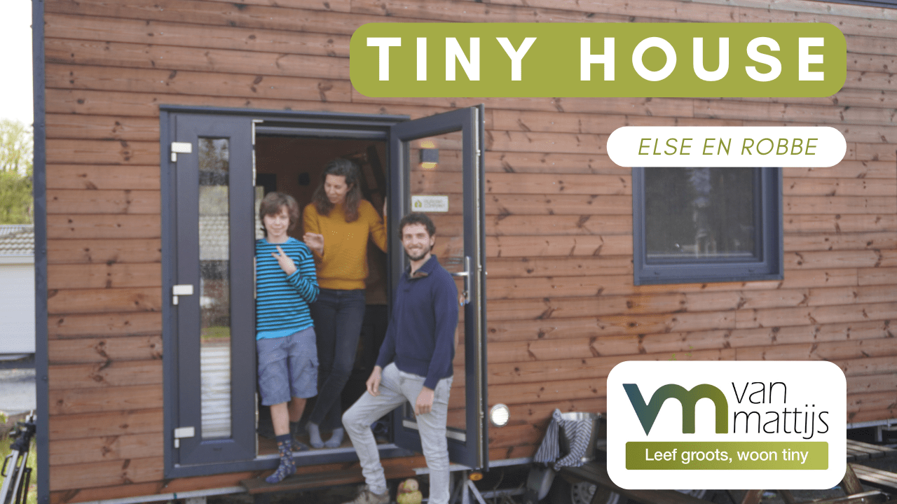 Van een zeilboot naar een Tiny house - Van Mattijs